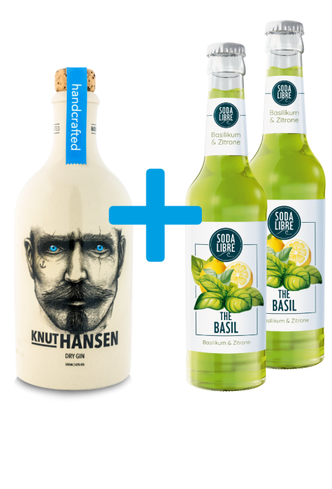 KNUT HANSEN Dry Gin 3x 0,05l 42%