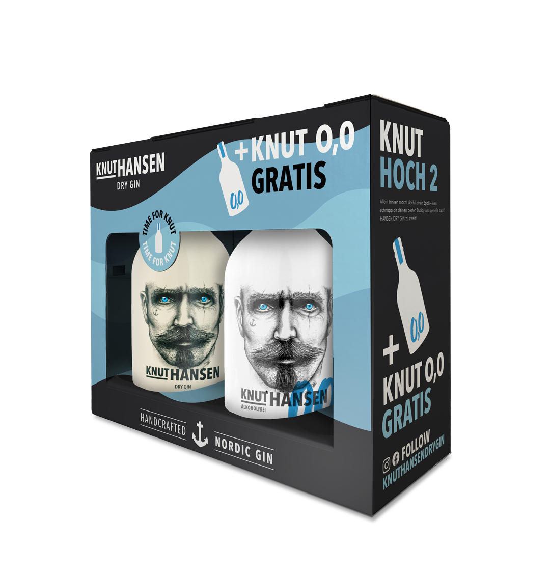 KNUT HANSEN 0,5L GEPA 42% + gratis 0,0%