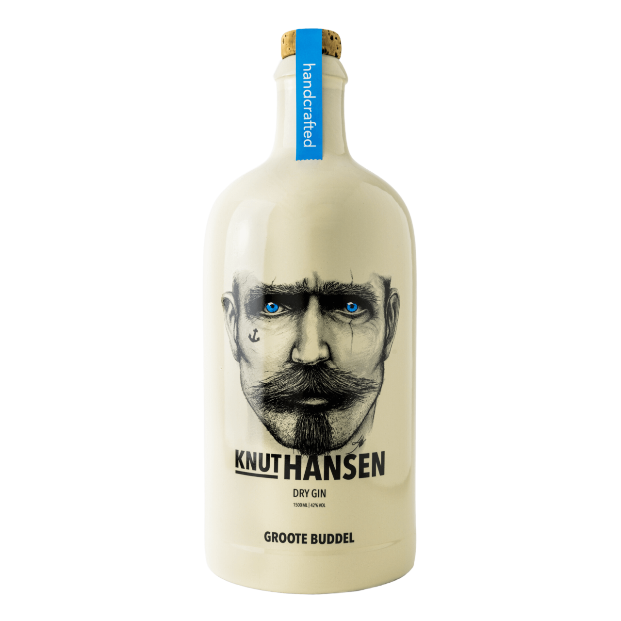KNUT HANSEN Dry Gin 1,5l 42% Groote Buddel